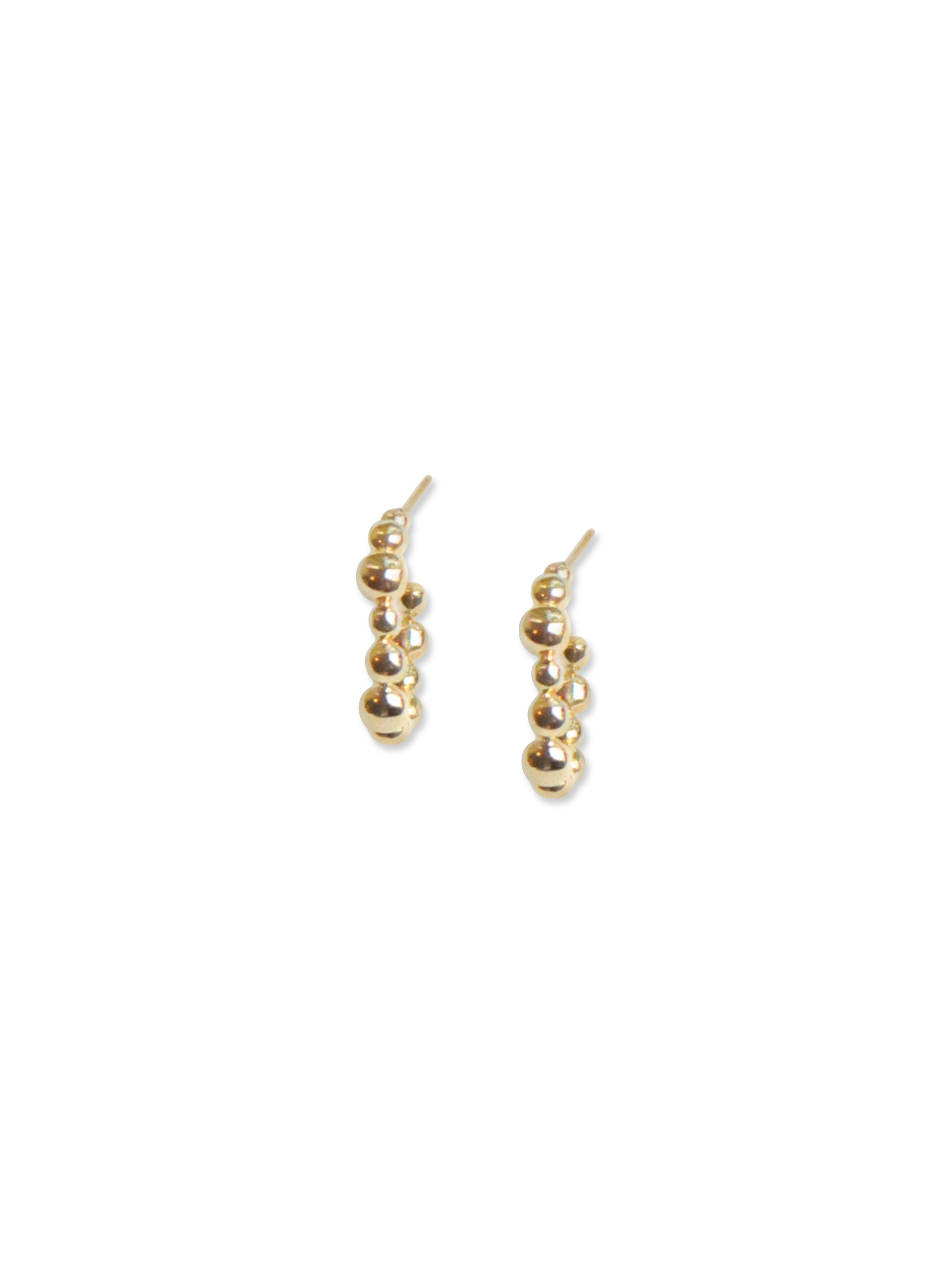 ANZIE | 14k Gold Dew Drop Mini Hoops