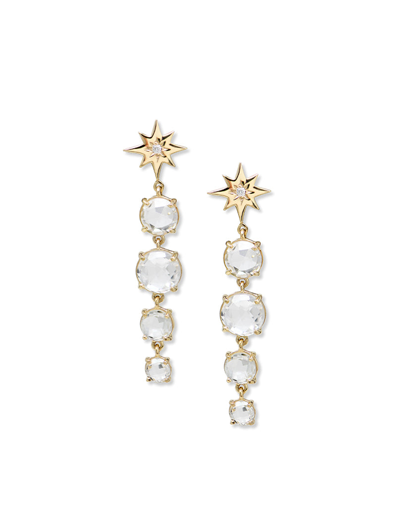 Jac+Jo Icon Starburst Drop Earrings