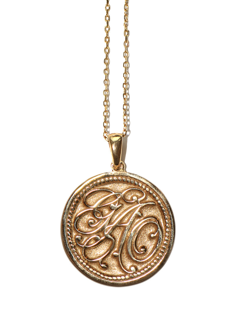 Custom Monogram Initial Medallion